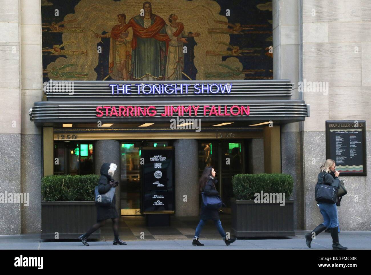 New York - NY - 20200316 Outside view of the studio of The Tonight Show ...