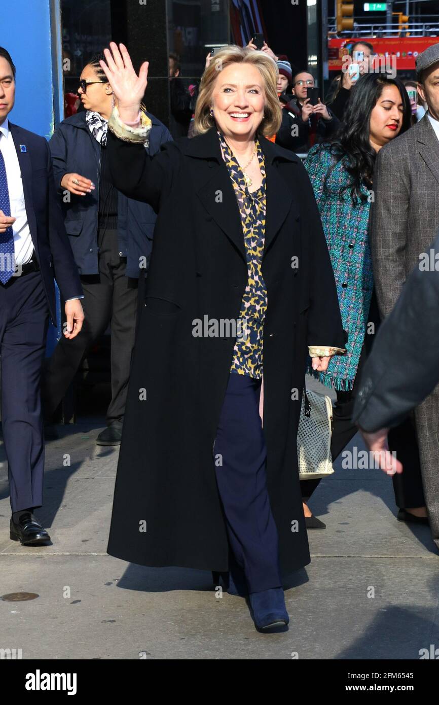 New York - NY - 20200303 Hillary Clinton promotes her upcoming ...