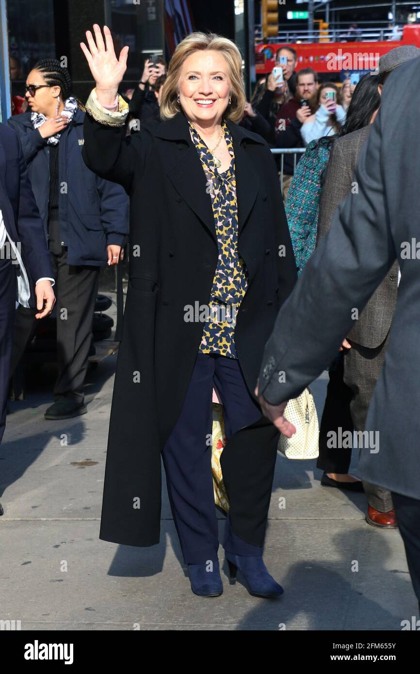 New York - NY - 20200303 Hillary Clinton promotes her upcoming ...