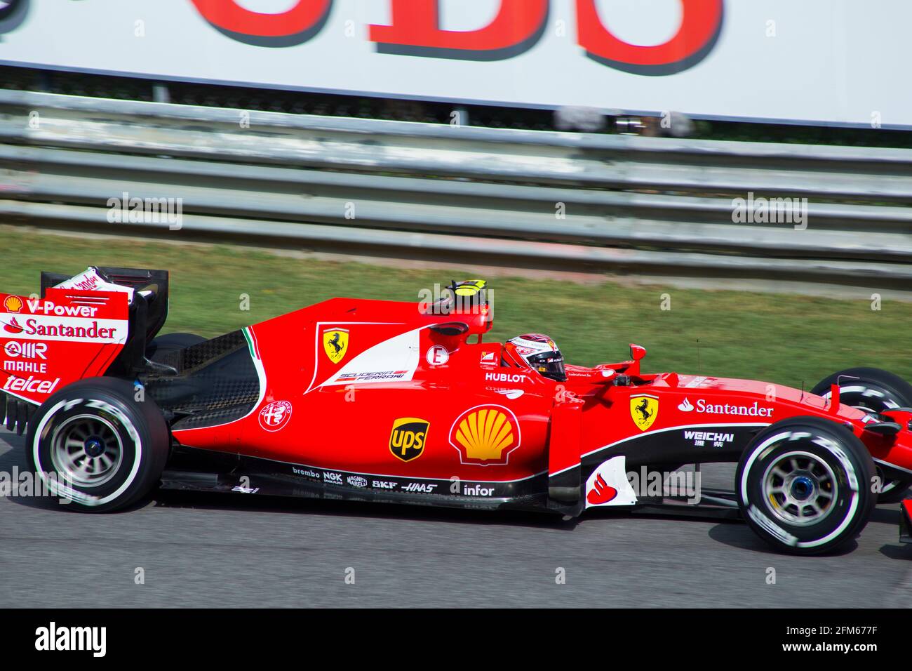 Kimi Ferrari 2015 Stock Photo - Alamy