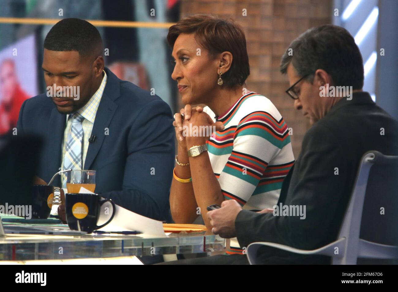 New York - NY - 20200312 The cast of Good Morning America. -PICTURED ...