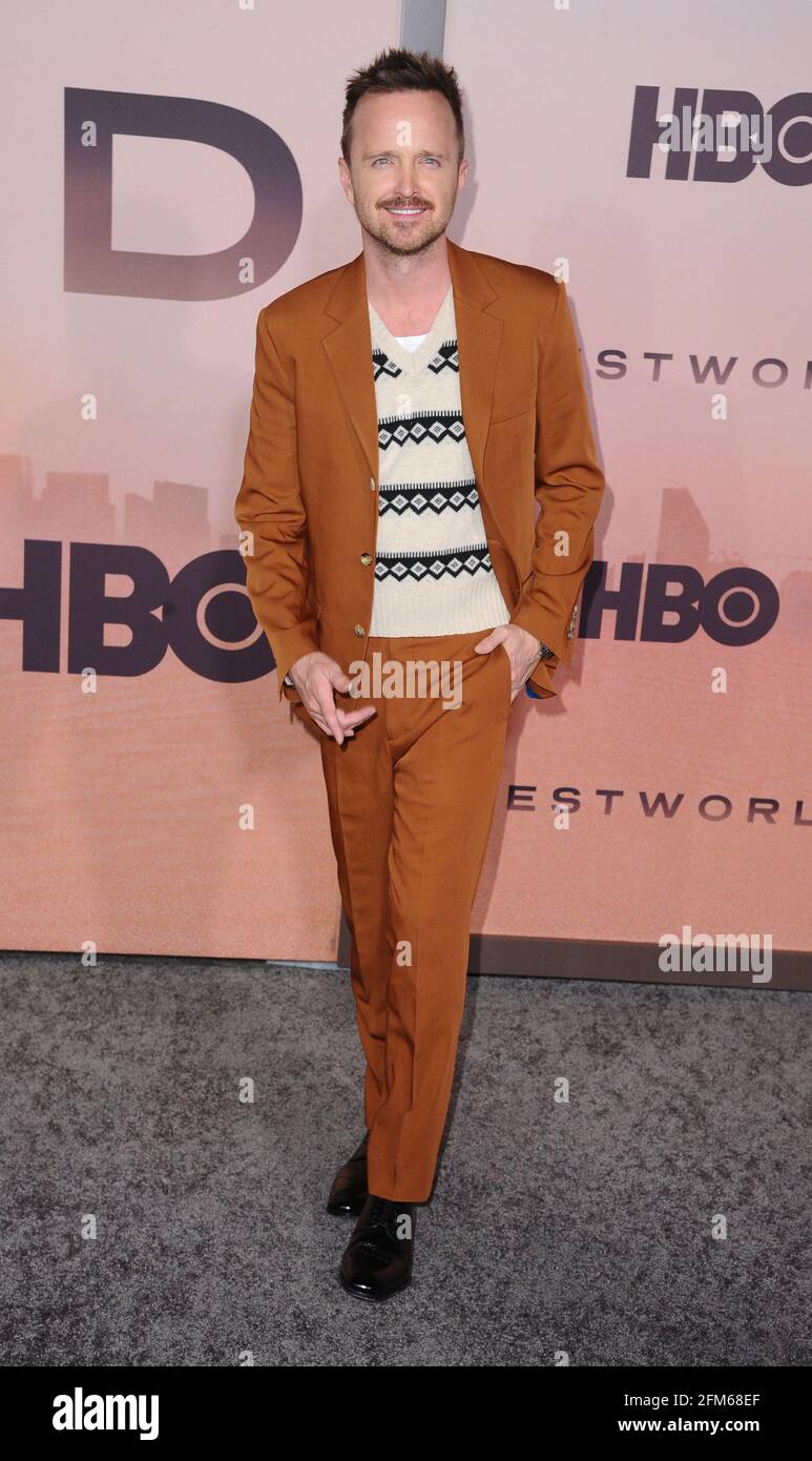 Los Angeles - CA - 03/05/2020 Westworld Season 3 Los Angeles Premiere -PICTURED: Aaron Paul Sara ...