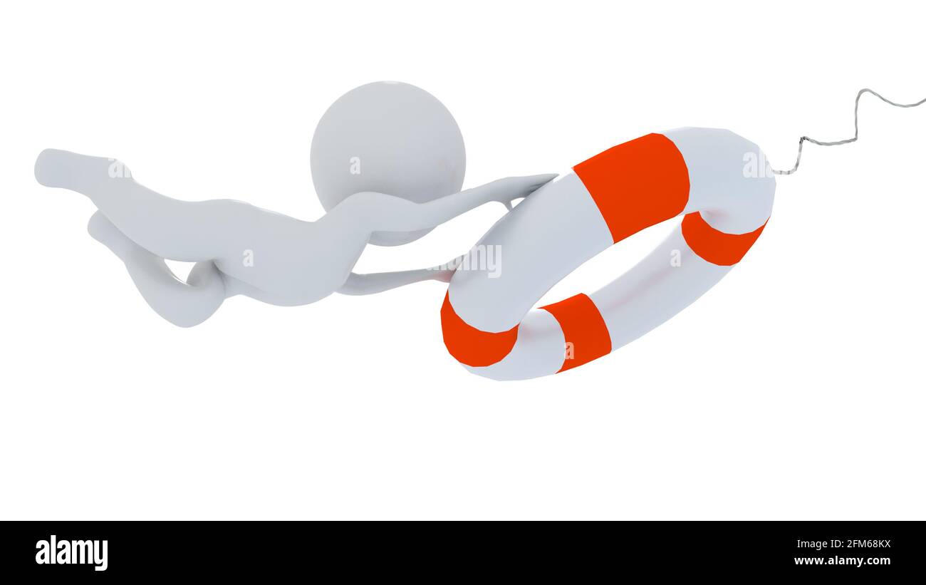 Shipwrecked man Cut Out Stock Images & Pictures - Alamy