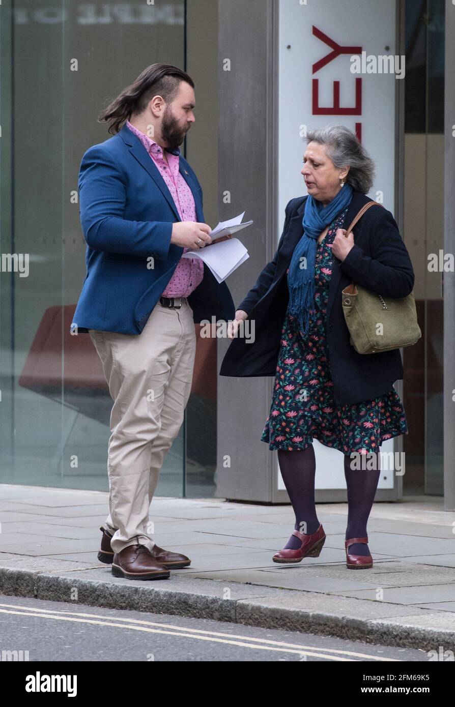 Andrew Dymock outside the Old Bailey, London, where he appeared on 15 ...
