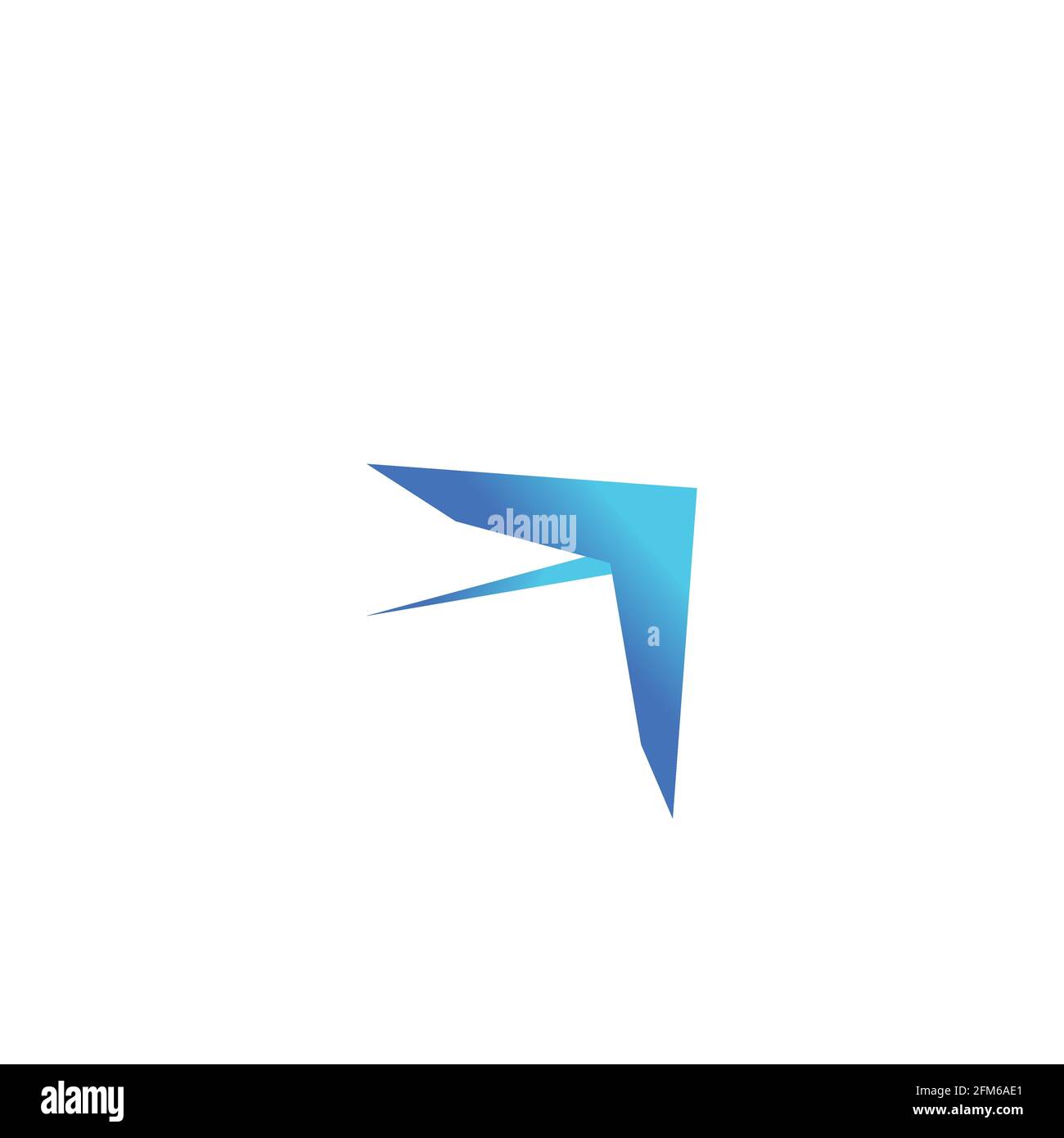 Bird vector logo. Airplane emblem. Flying logo . Vector Stock Vector ...