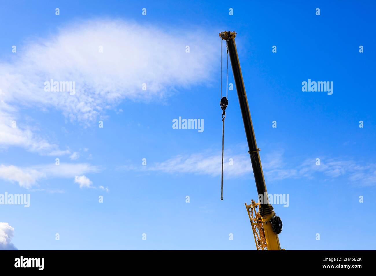 Building industrial crane against background hi-res stock photography ...