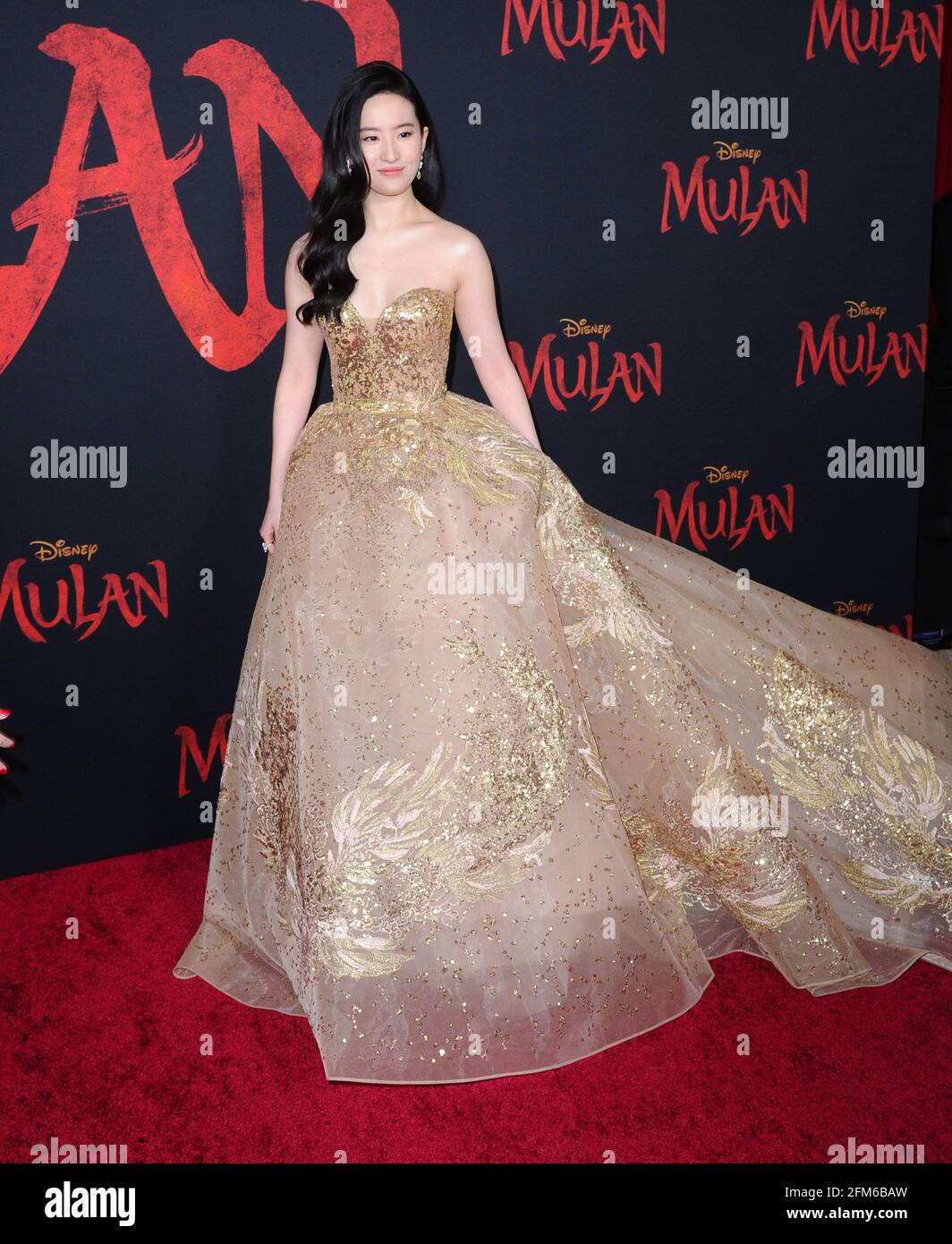 Los Angeles - CA - 03/09/2020 Mulan Los Angeles Premiere -PICTURED: Yifei Liu Sara De Boer -SDL ...