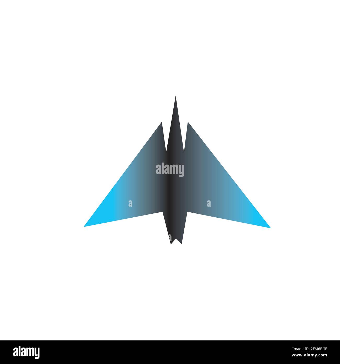 Bird vector logo. Airplane emblem. Flying logo . Vector Stock Vector ...