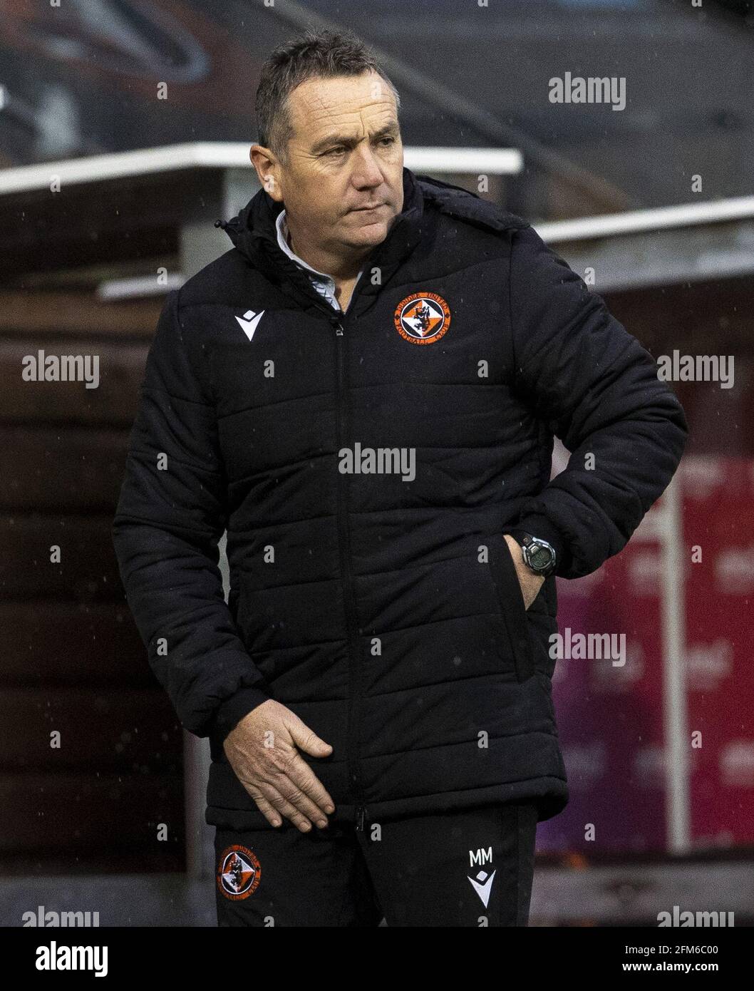 File photo dated 13-12-2020 of Dundee United Manager Micky Mellon ...
