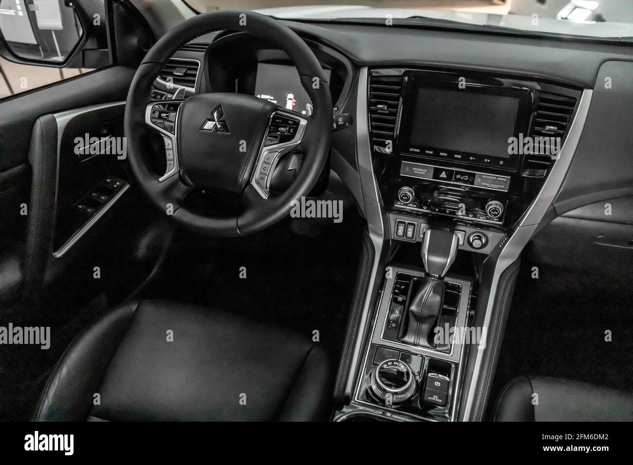 Moscow, Russia - February 17, 2021: All new Mitsubishi Pajero Sport ...