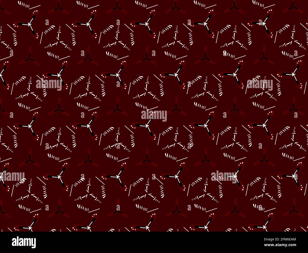 Maroon ajrak block print abstract geometric block pattern for textile ...