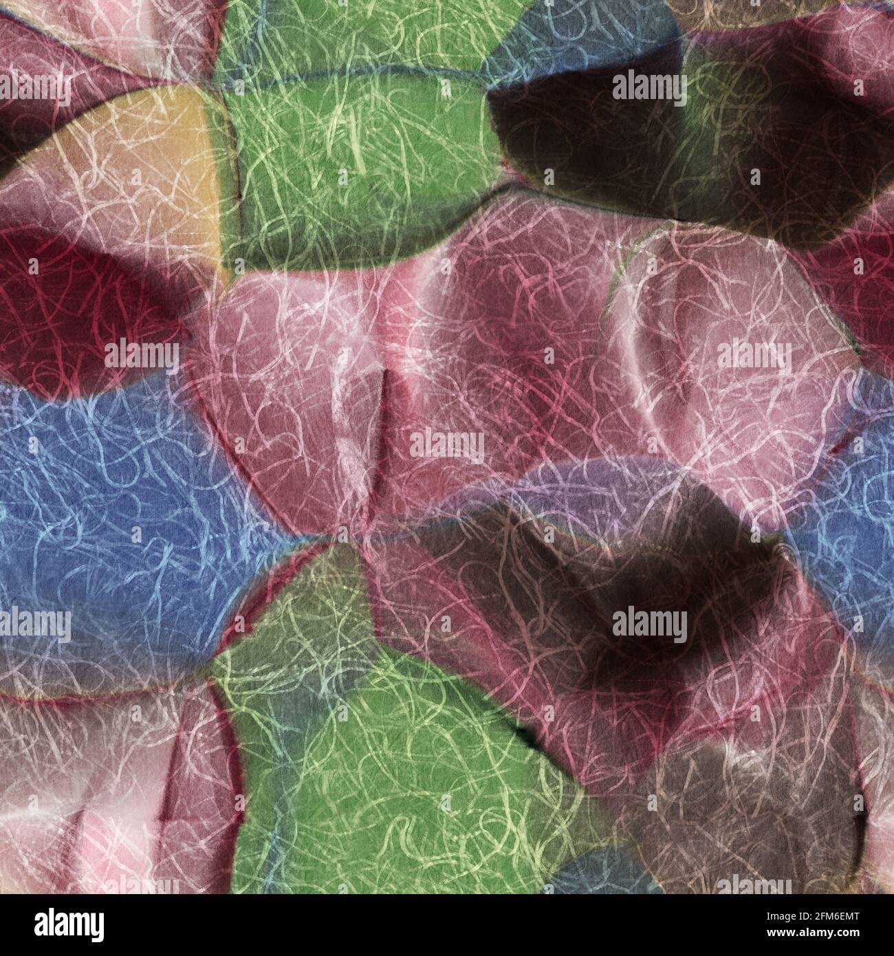 Seamless abstract blobs of color paper texture Stock Photo - Alamy