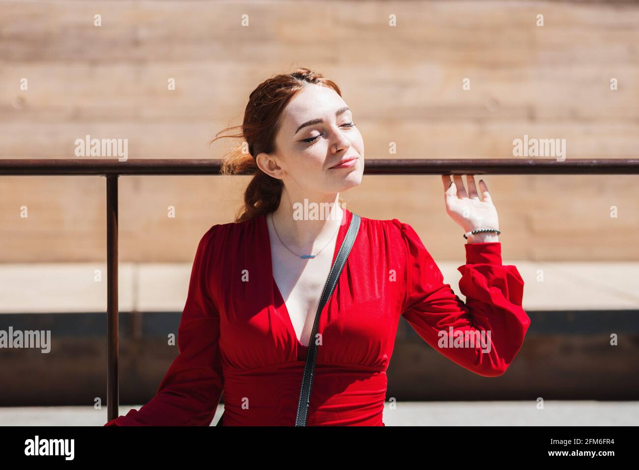 Red hair sun hi-res stock photography and images - Alamy