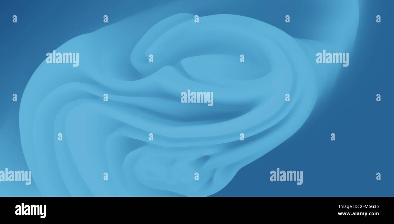 Simple Light Blue 3D Shapes Abstract Background Design Stock Photo - Alamy