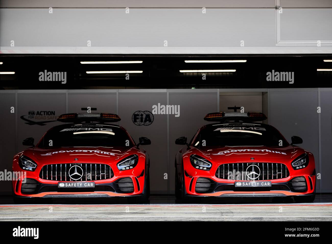 FIA safety car, during the Formula 1 Aramco Gran Premio De Espana 2021 ...