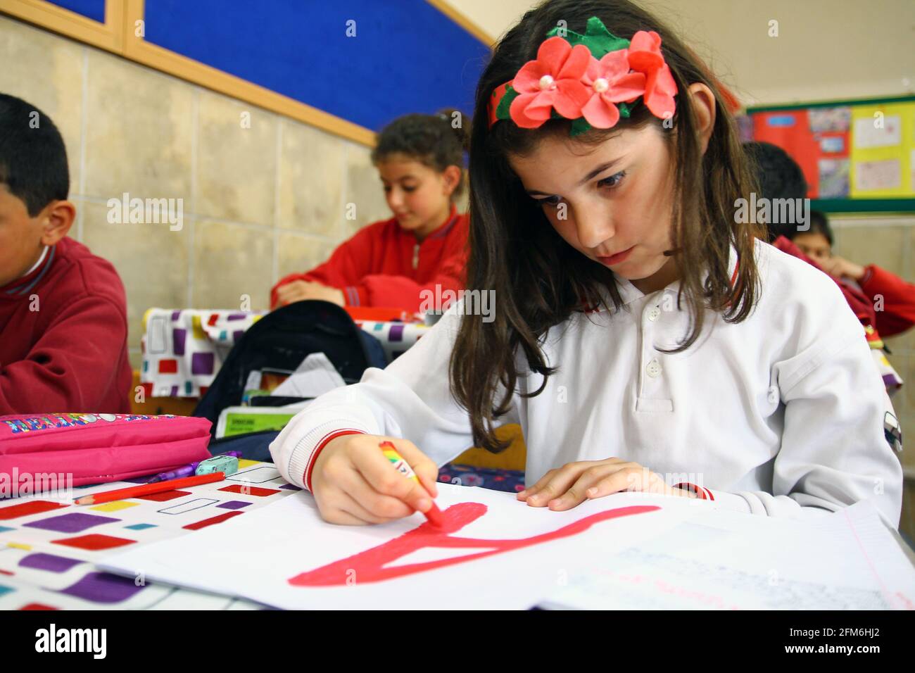 children in education at school Stock Photo - Alamy