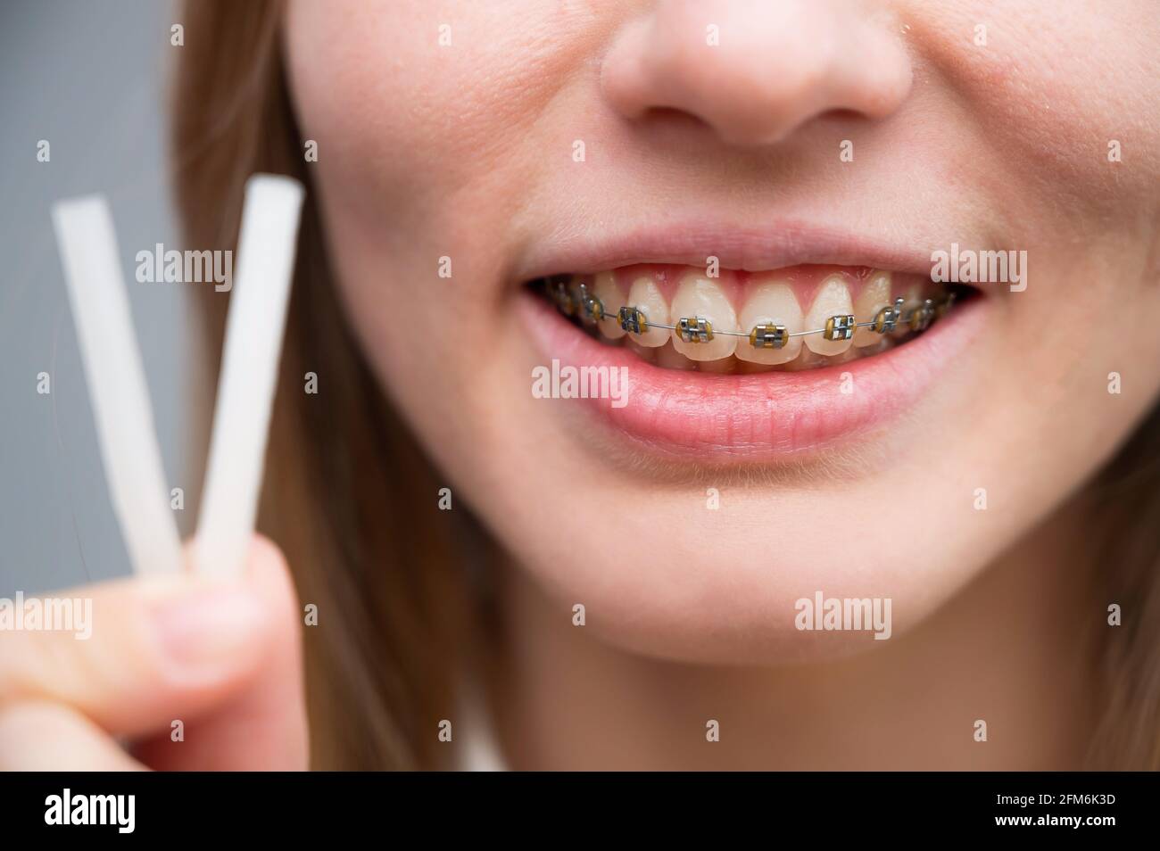 Wax lips hi-res stock photography and images - Alamy