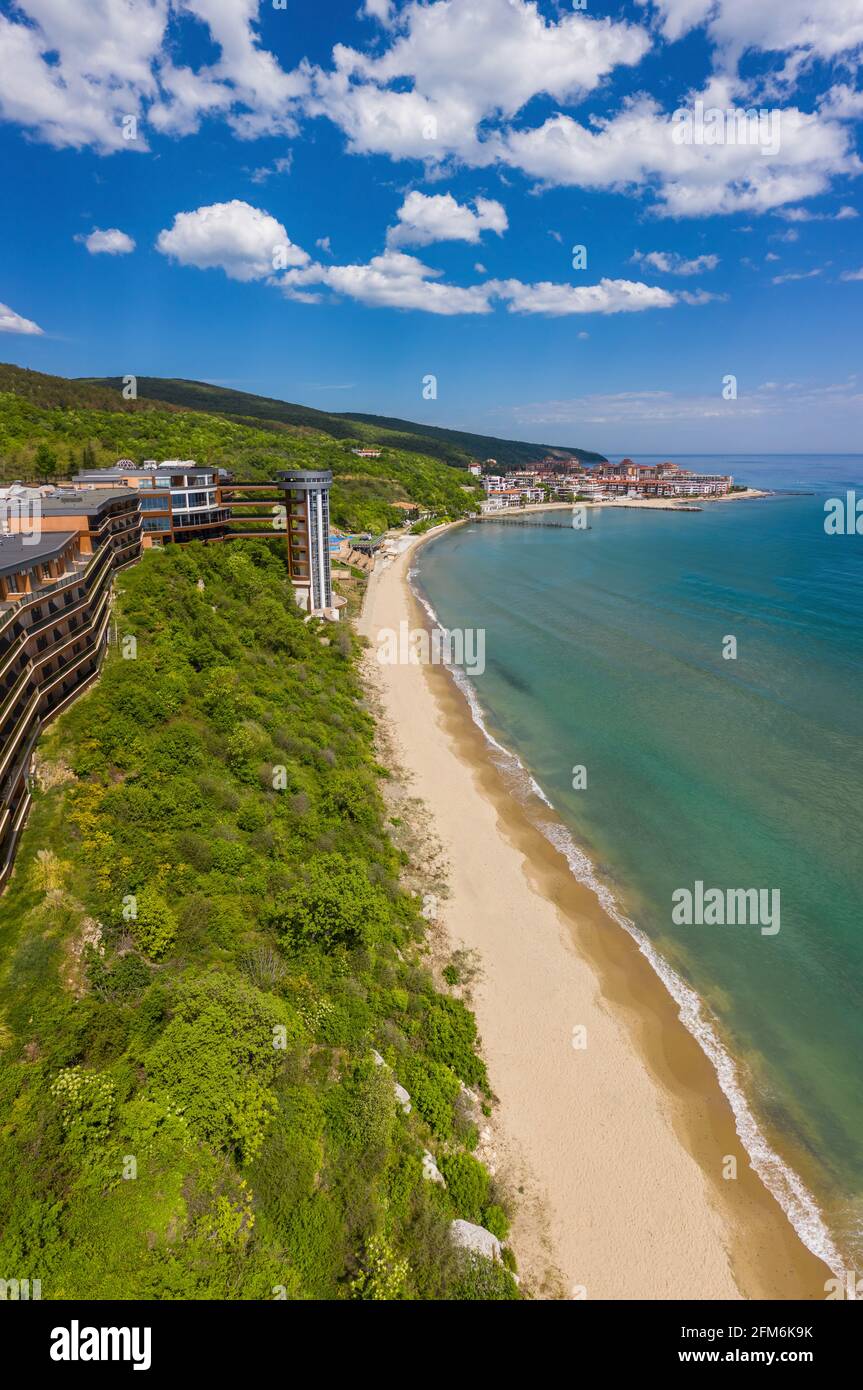 Aerial view of sea resort Elenite, Black Sea, Bulgaria Stock Photo - Alamy