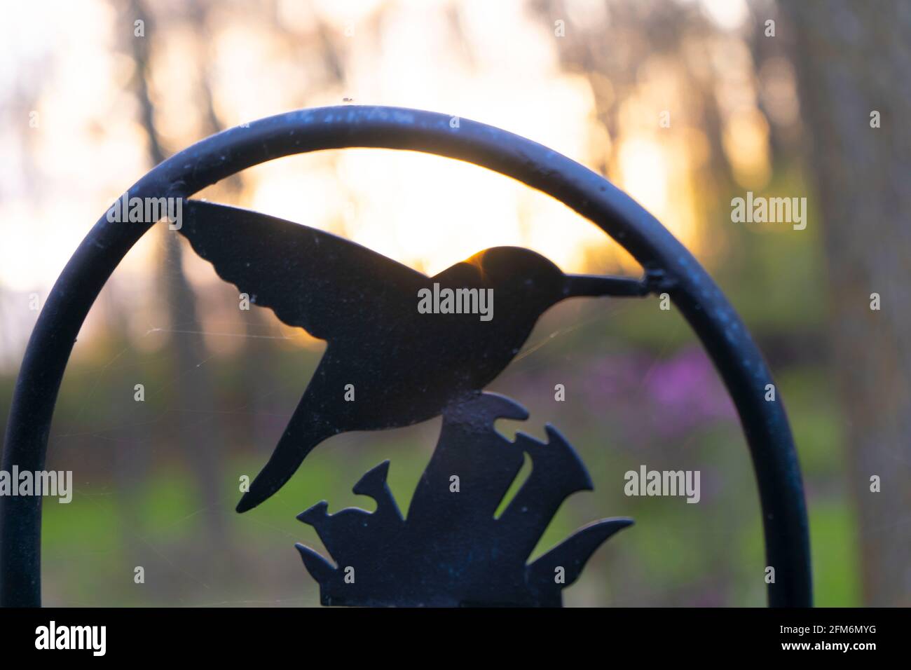 Outdoor bird decoration Stock Photo - Alamy