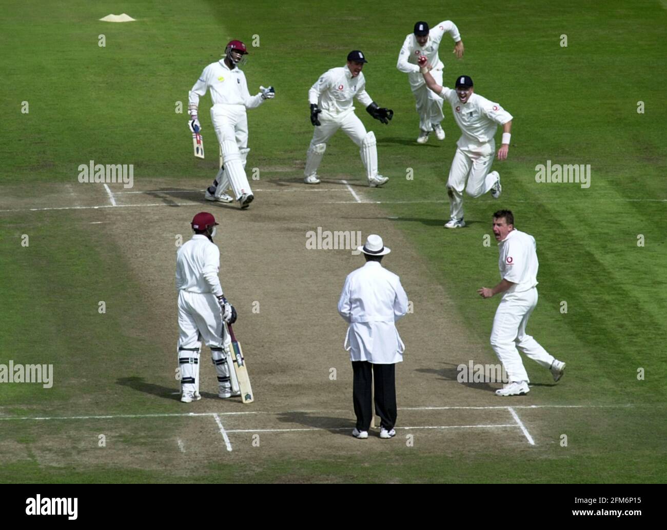 The picture shows the 3rd cricket test match on the 3rd day at Old ...