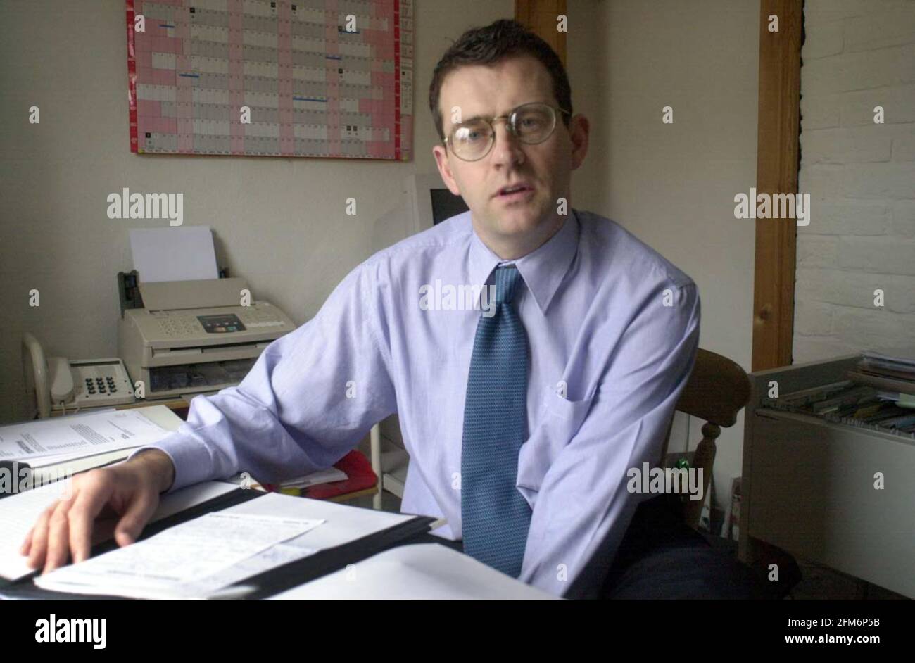 UNISON REGIONAL ORGANISER, WILLIE WHITE FEB 2001 Stock Photo - Alamy