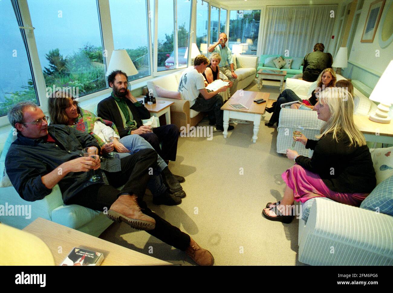 HELEN LEDERER (RIGHT), WITH FRIENDS, AND FAMILY AT CLIPPER HOUSE, WEST ...
