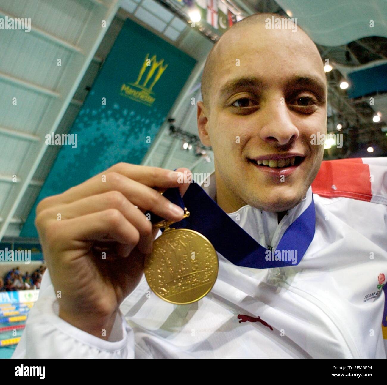 COMMONWEALTH GAMES SWIMMING 1/8/2002 WINNER OF THE 200m BACHSTROKE ...