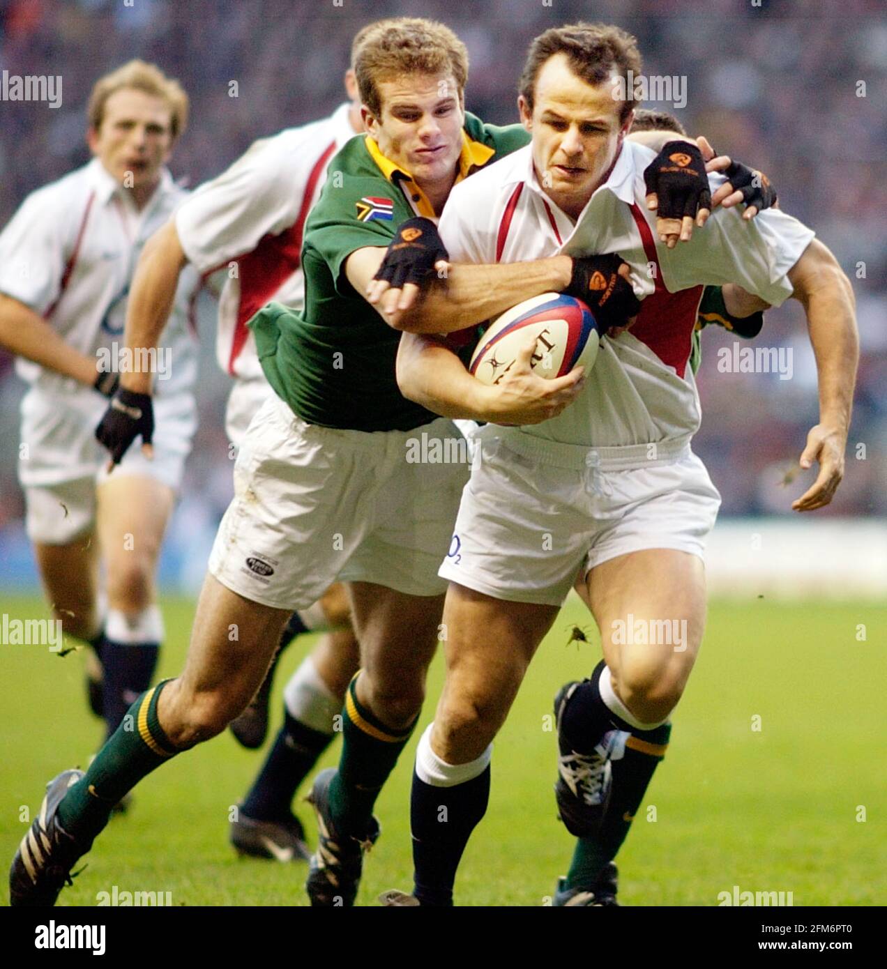 ENGLAND V SOUTH AFRICA 23/11/2002 FRIEDRICH LOMBARD AND AUSTIN HEALY ...