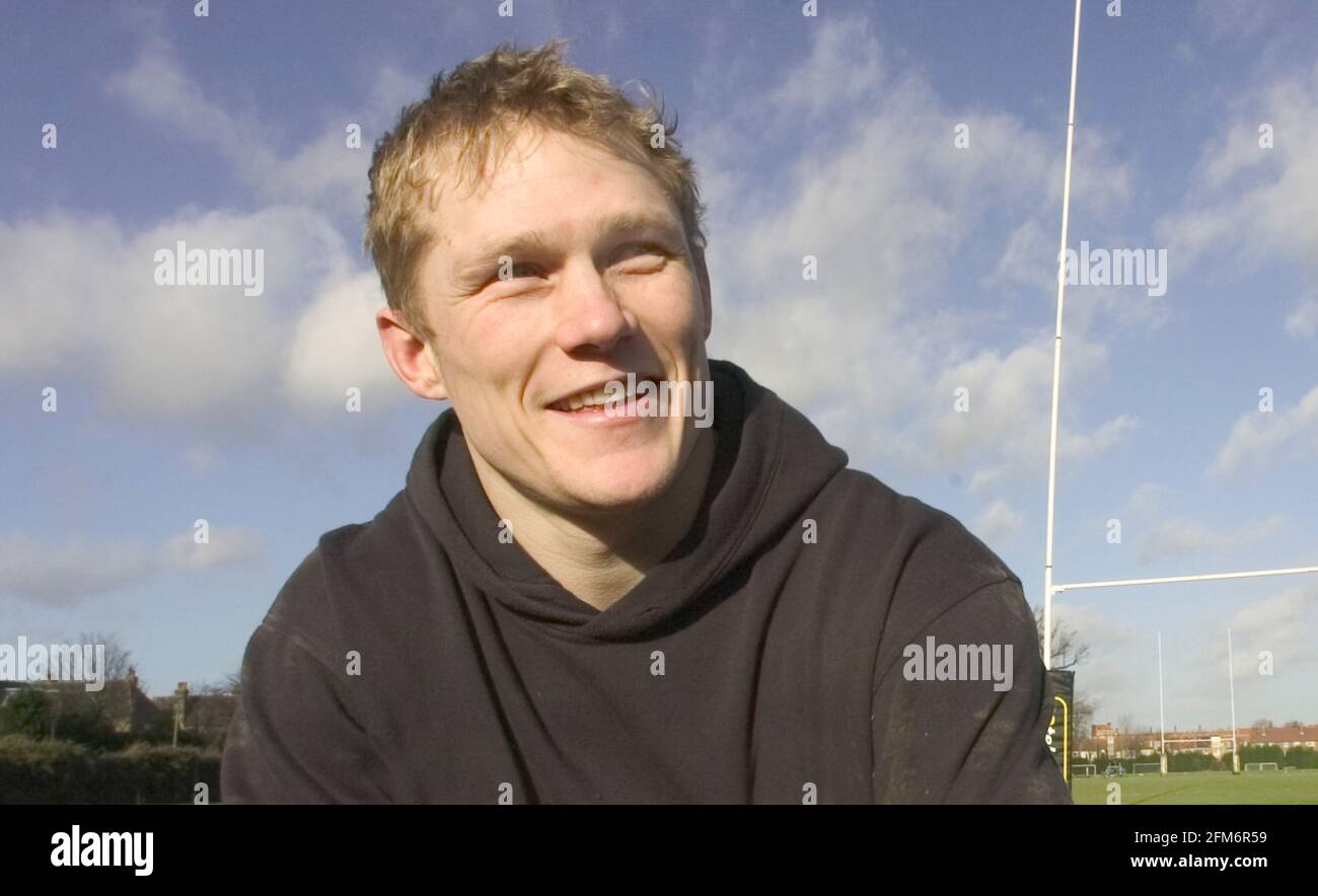 JOSH LEWSEY OF WASPS AND ENGLAND 12/1/2005 PICTURE DAVID ASHDOWN RUGBY ...
