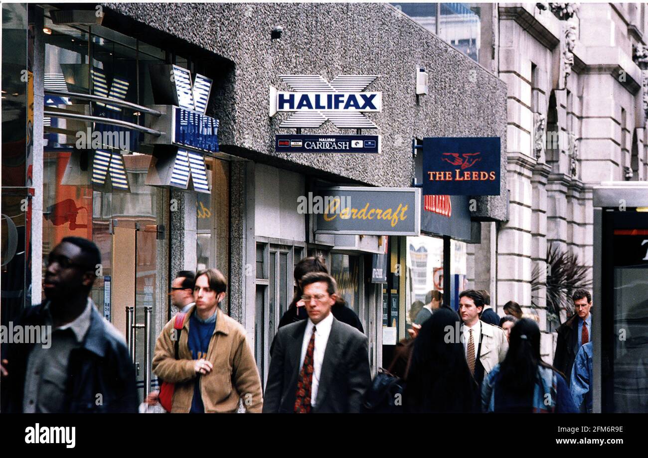 Halifax and the Leeds building societies Stock Photo - Alamy