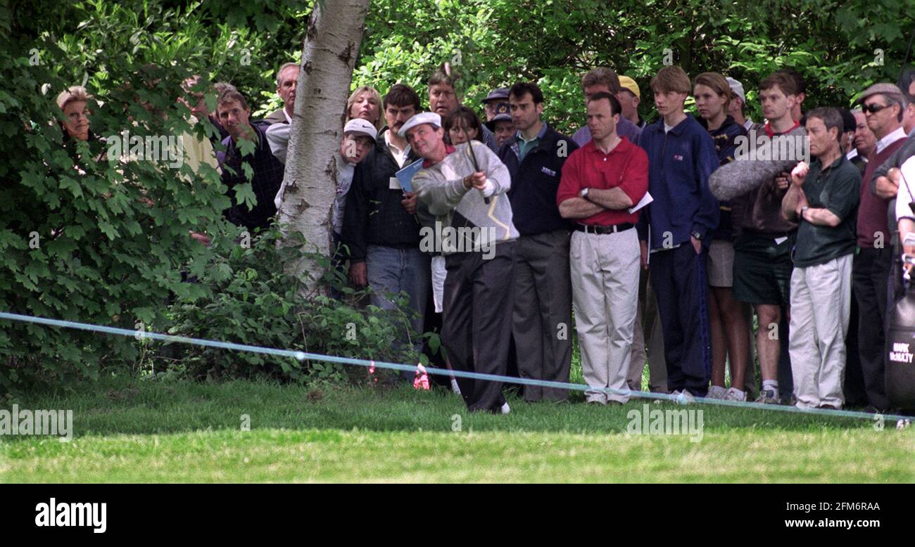 Mark McNulty golfer plays his 2nd on the 18th during the PGA ...