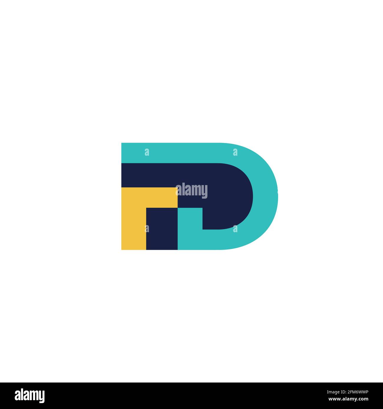 FD letters, logo design, vector Stock Vector Image & Art - Alamy