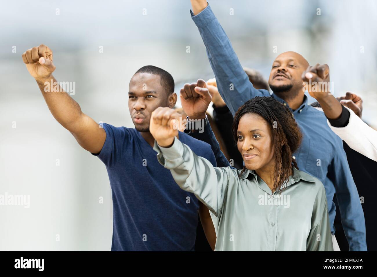 African fight hi-res stock photography and images - Alamy