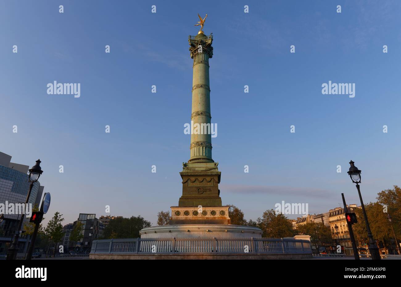The July Column on Bastille square in Paris, France Stock Photo - Alamy