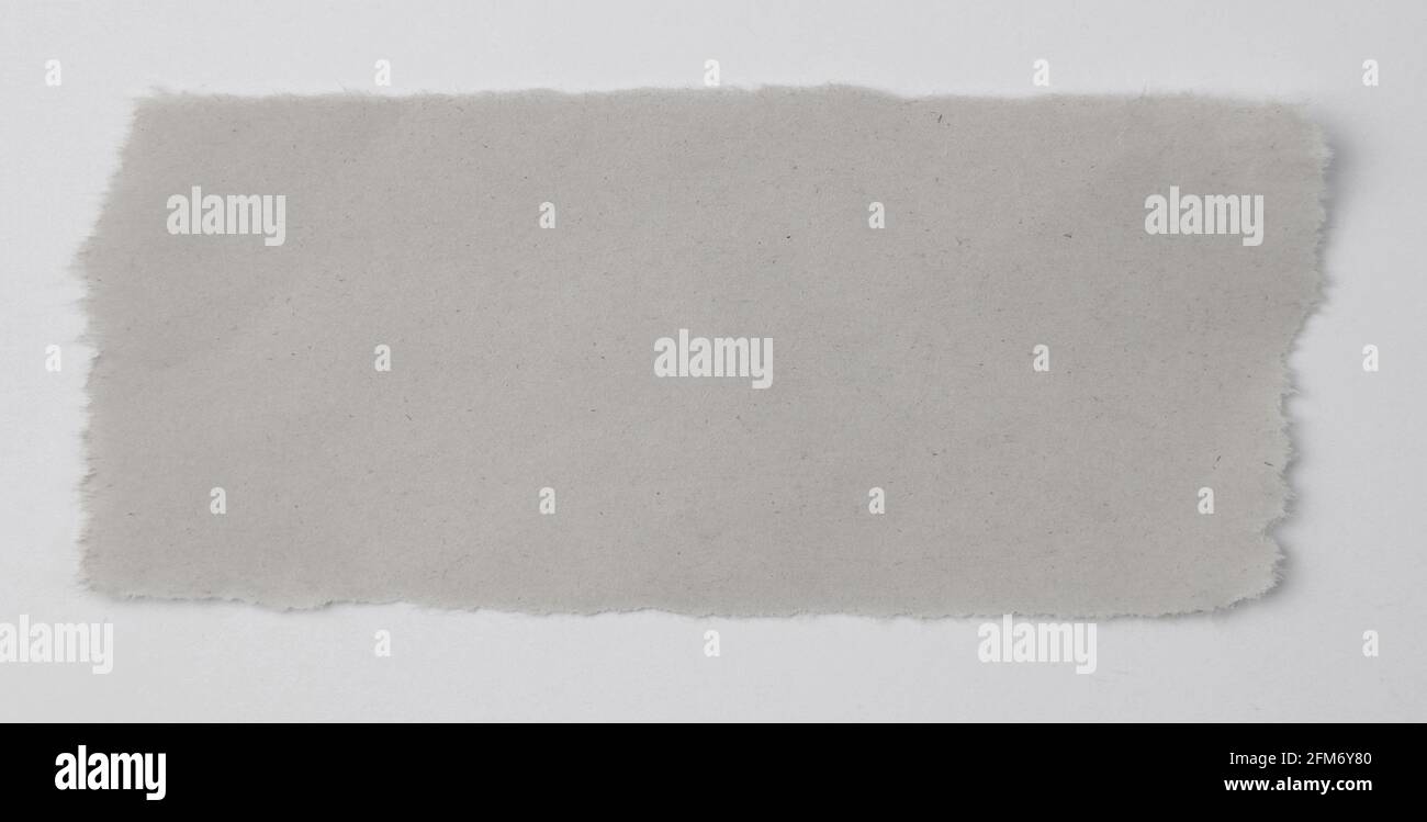 One piece of torn paper Stock Photo - Alamy