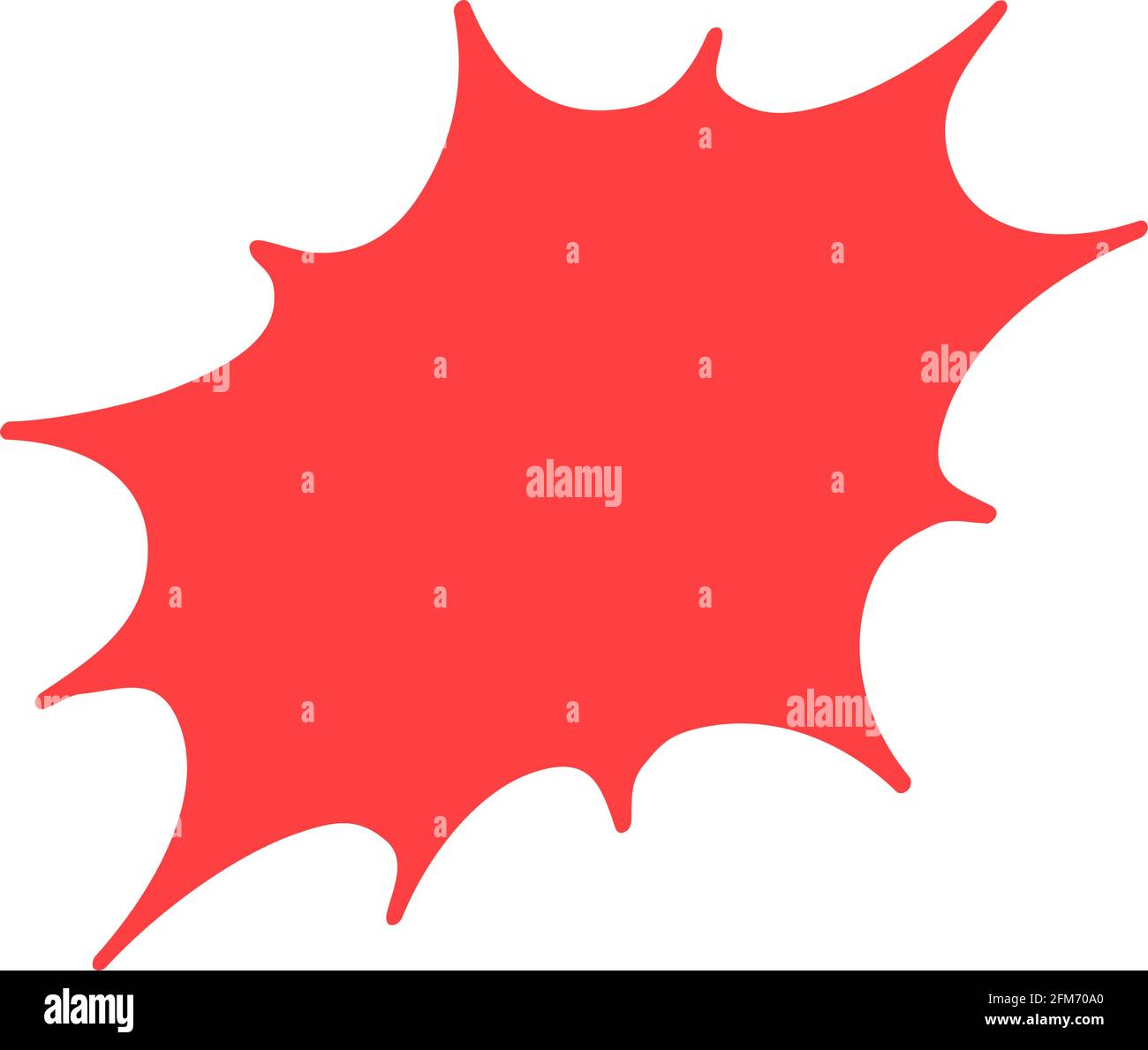 Strong message balloon.Vector illustration that is easy to edit Stock ...