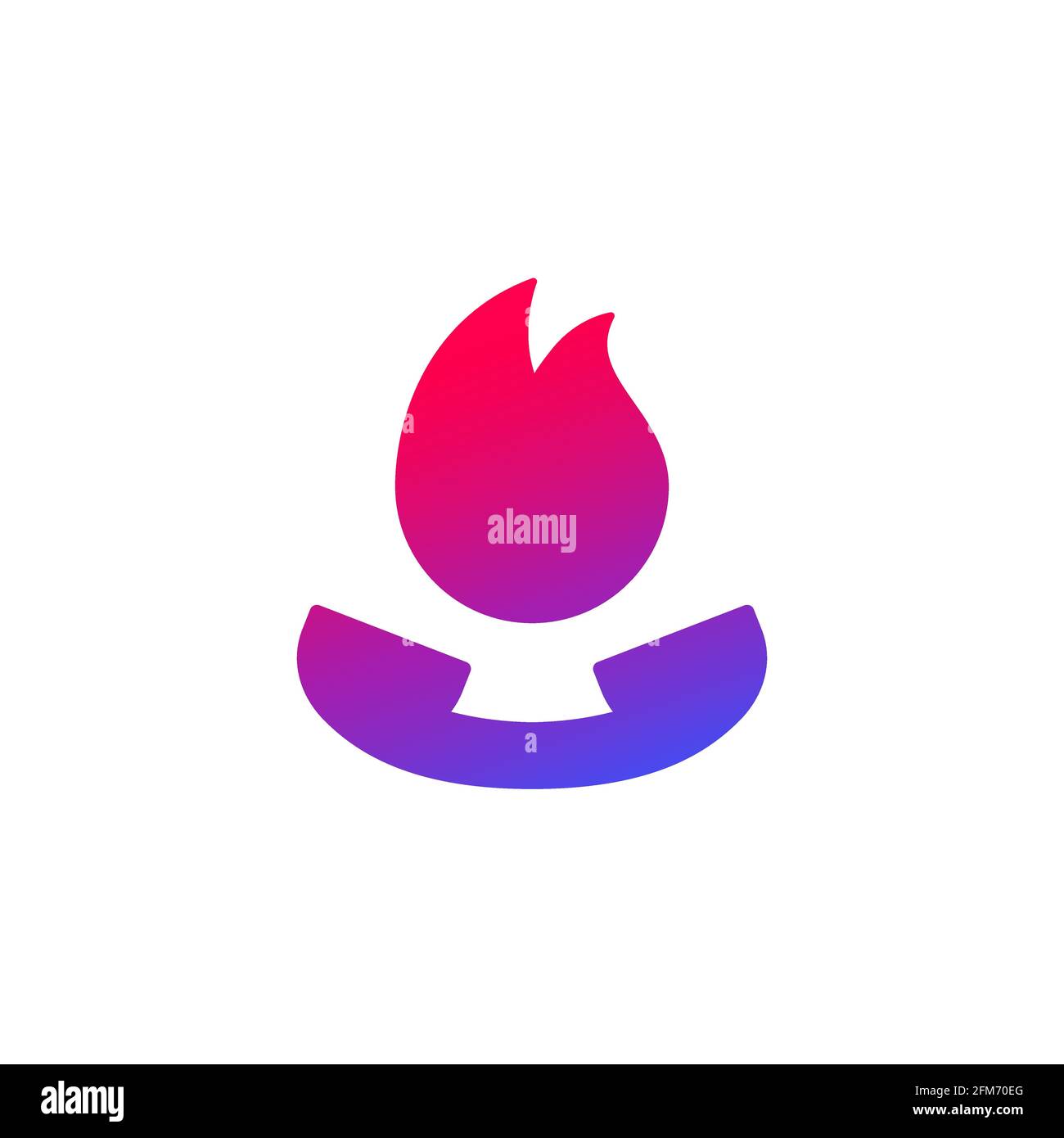 fire phone icon on white Stock Vector Image & Art - Alamy