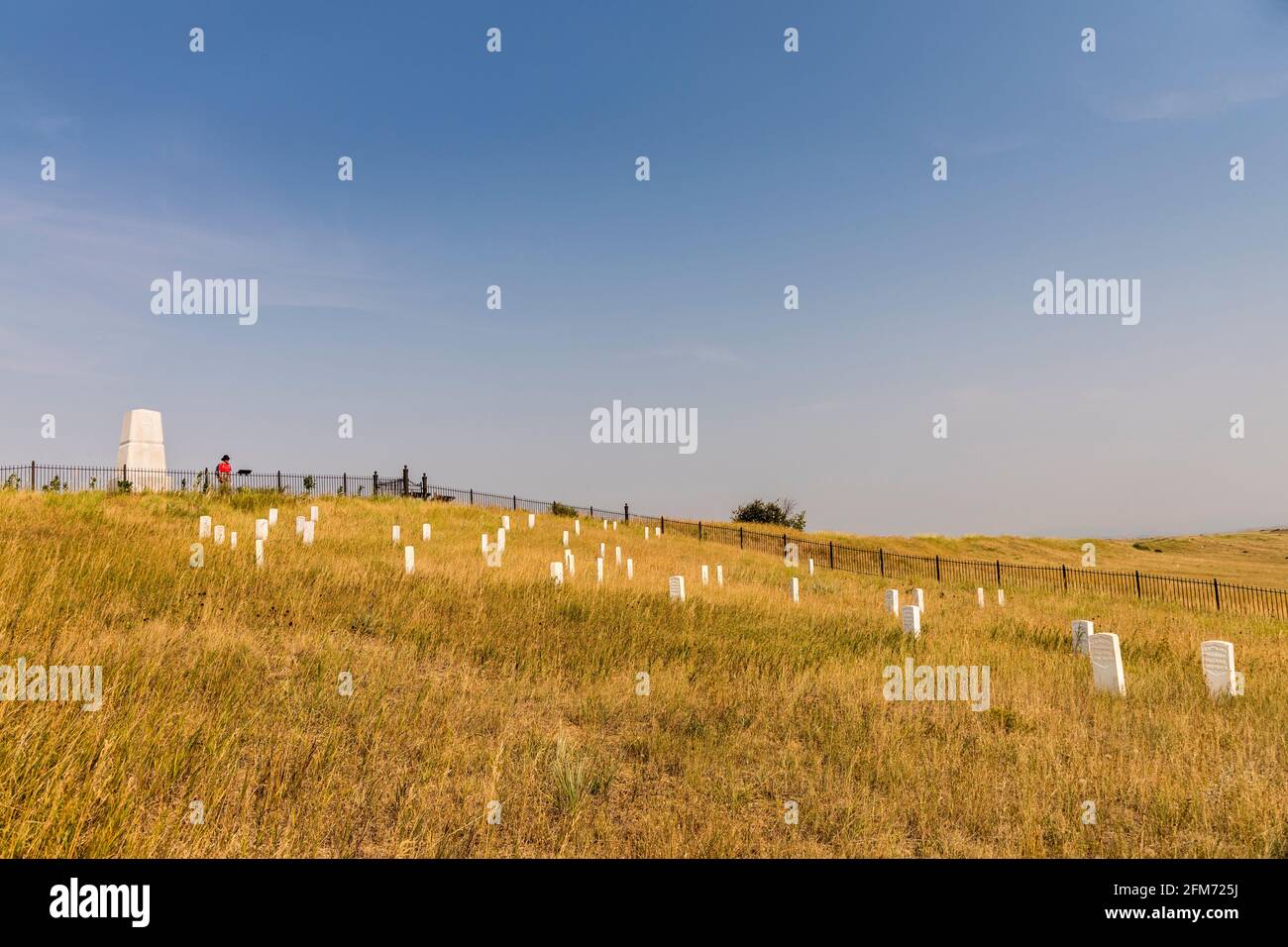 Little bighorn battlefield national monument hi-res stock photography ...