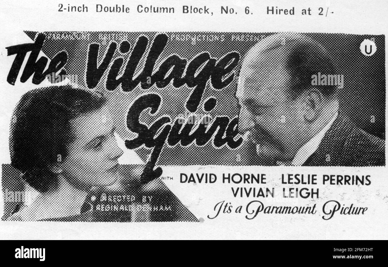 VIVIEN LEIGH (as VIVIAN LEIGH) DAVID HORNE and LESLIE PERRINS in THE ...