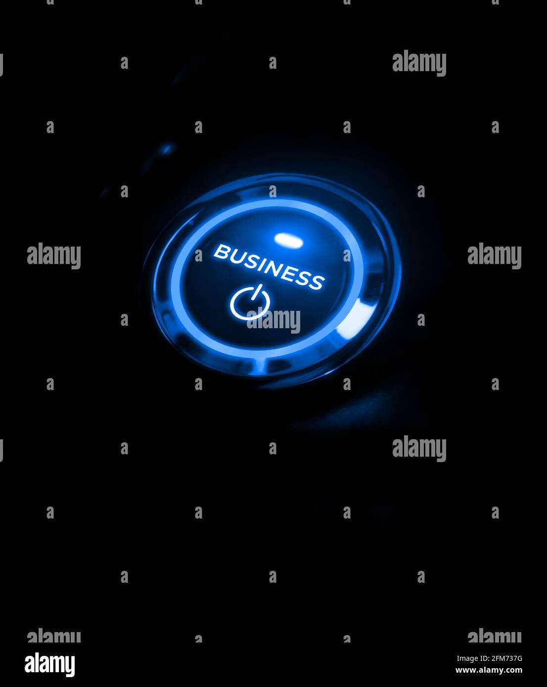 Business Power Button background. Starting backdrop concept Stock Photo ...