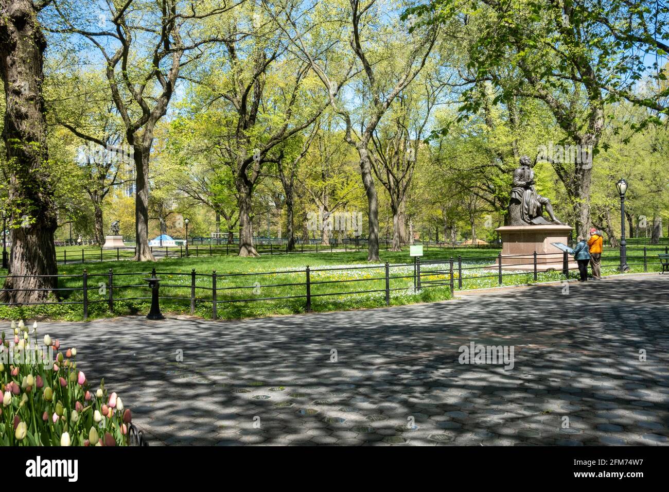 Robert Burns Sculpture is located at the South end of Literary Walk in ...