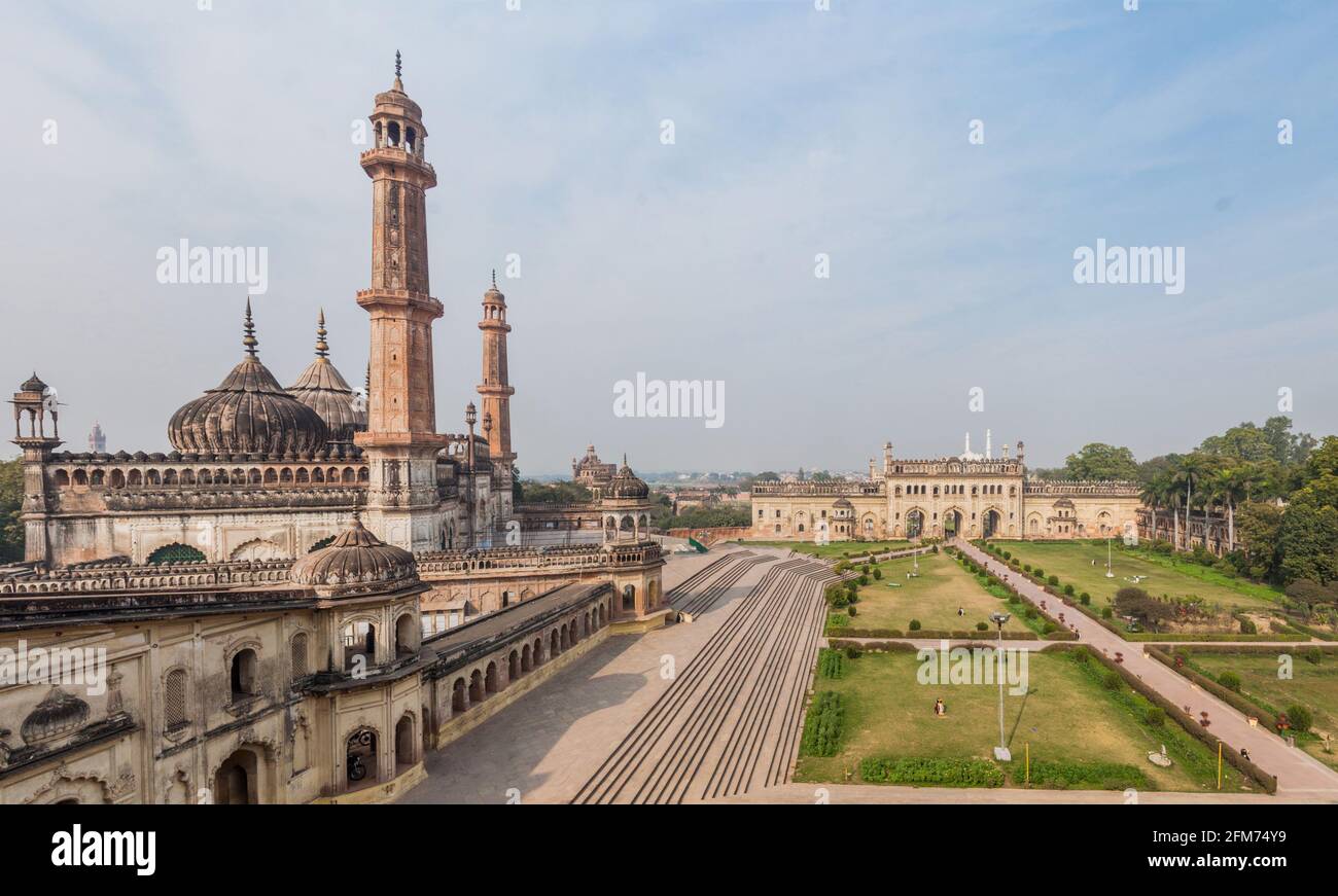 Asfi mosque at Bara Imambara complex in Lucknow, Uttar Pradesh state ...