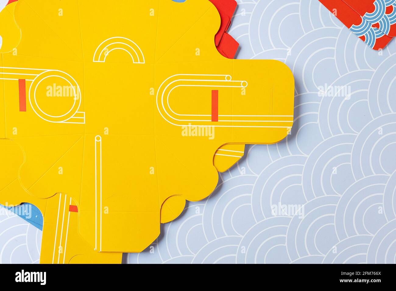 fast food boxes, empty clean disposable food containers for a quick ...