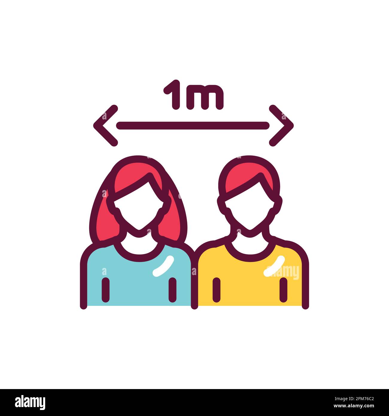 Social distance clip art hi-res stock photography and images - Alamy