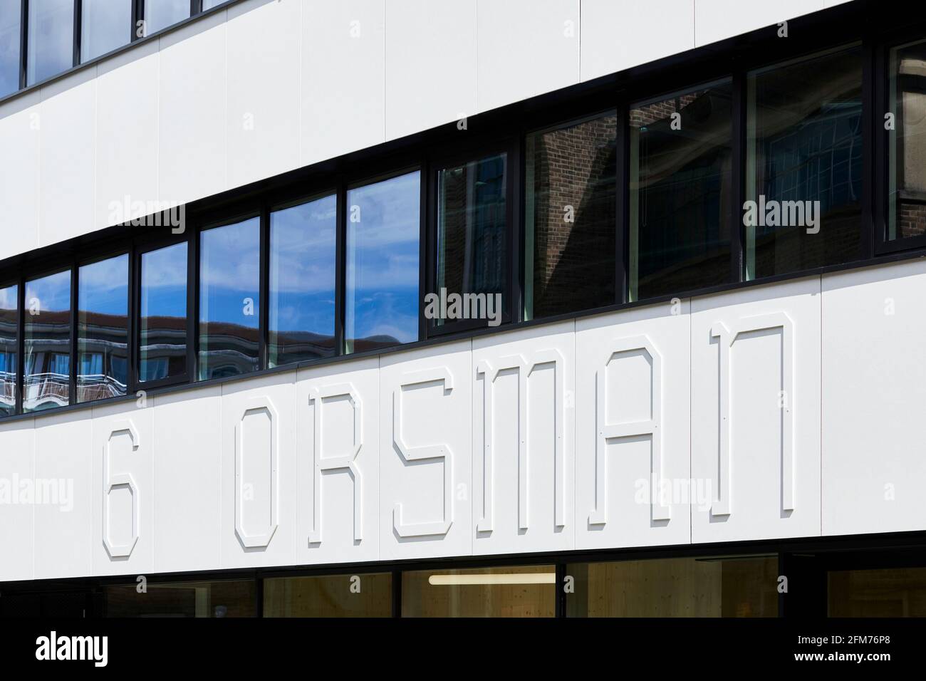 Detail of exterior facade. Storey Orsman Road, London, United Kingdom ...