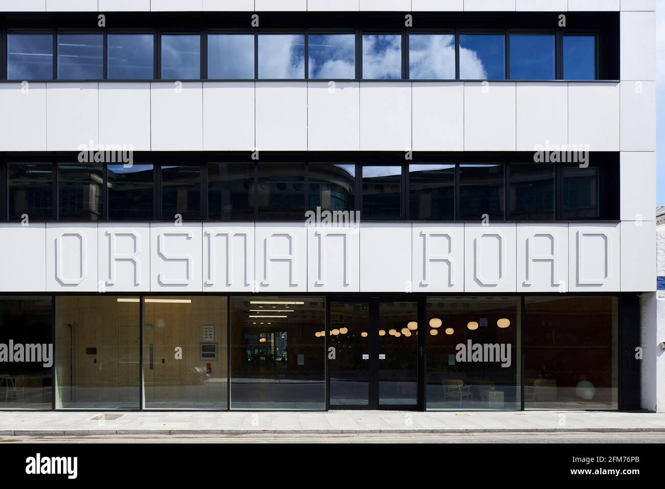 Exterior facade with signage. Storey Orsman Road, London, United ...