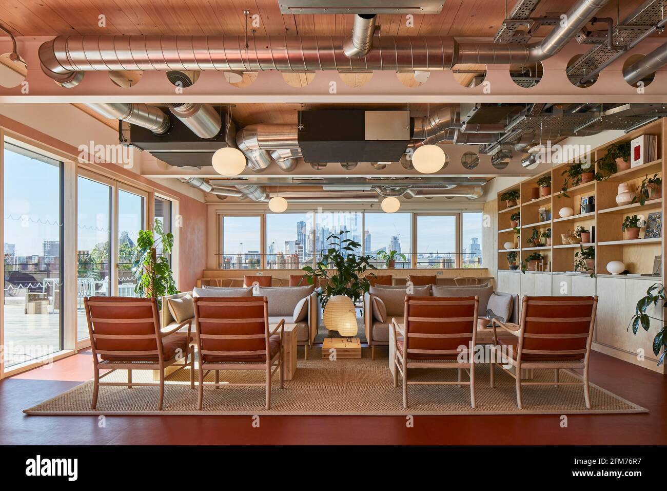 Interior seating area. Storey Orsman Road, London, United Kingdom ...