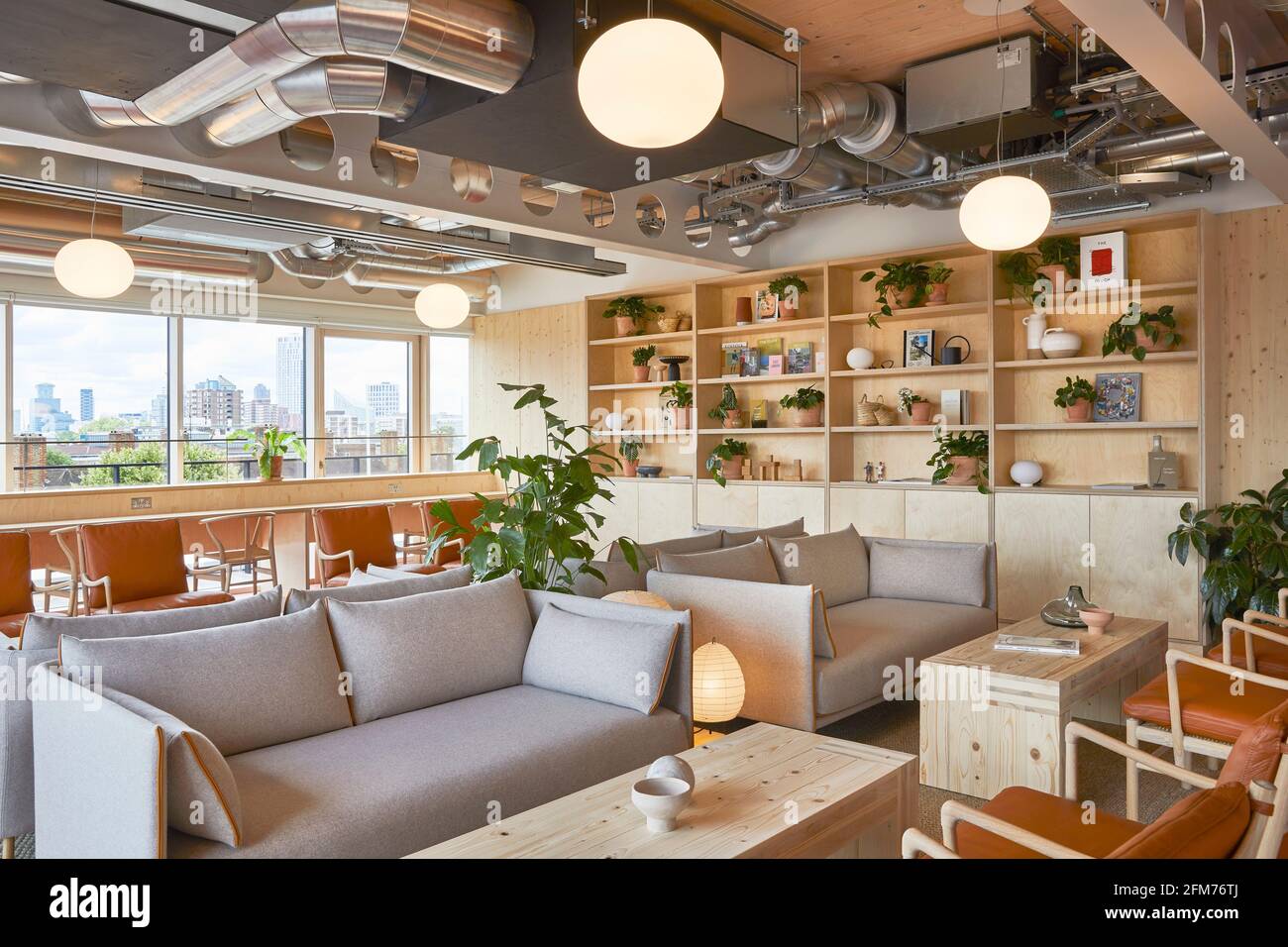 Interior seating area. Storey Orsman Road, London, United Kingdom ...