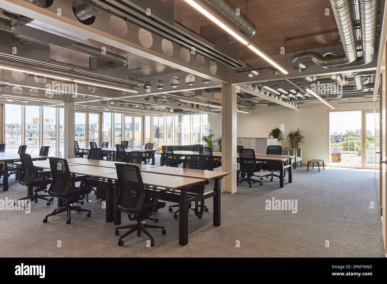 Office space interior. Storey Orsman Road, London, United Kingdom ...