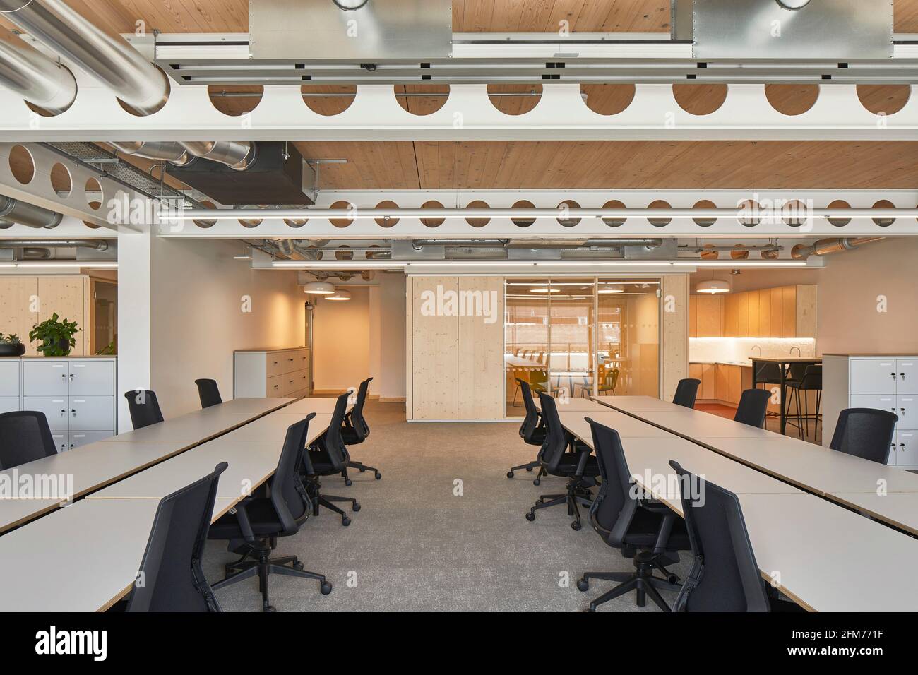 Office space interior. Storey Orsman Road, London, United Kingdom ...